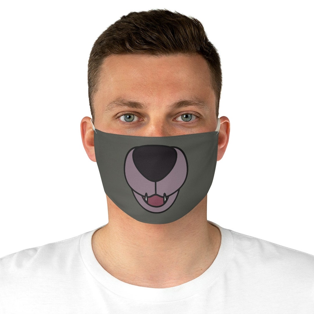 The Jungle Book Face Mask, Baloo Face Mask, All Over Print Face Mask ...