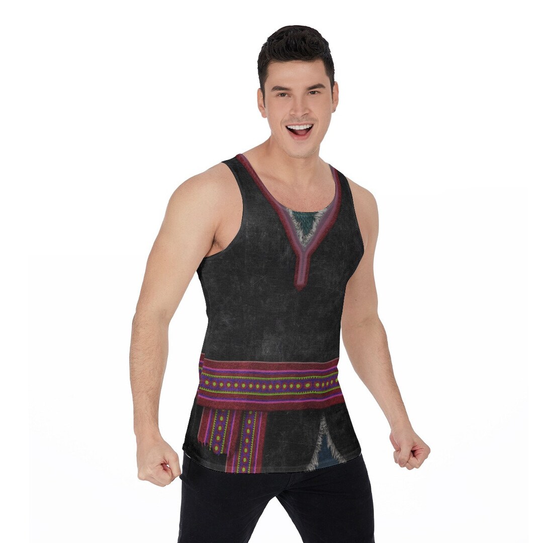 Kristoff Tank Top, Frozen Unisex Costume, Disney Running Cosplay ...