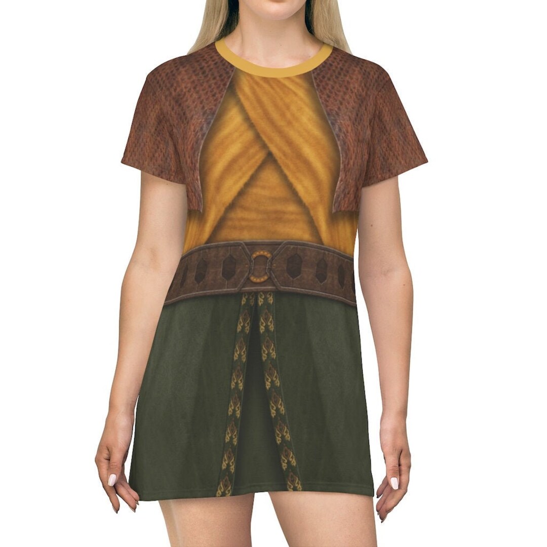 Raya and the Last Dragon Costume, Raya Short Sleeve Dress, Raya Cosplay ...