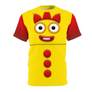 Number Three Yellow Blocks Costume, 3 Block Face Cosplay, Num ...