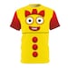 Number Three Yellow Blocks Costume, 3 Block Face Cosplay, Num ...