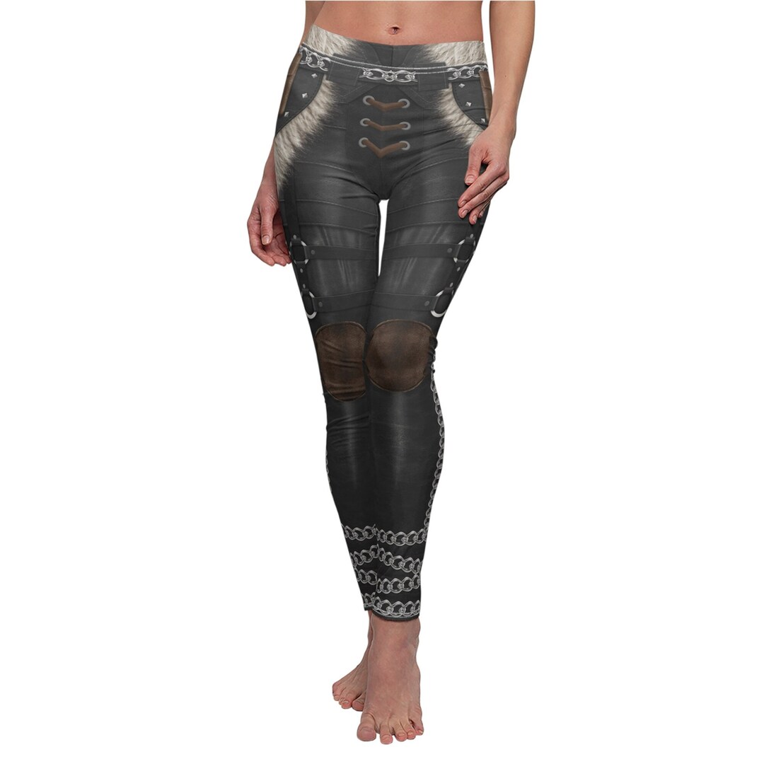 Viking Women's Ver.2 Leggings, Warrior Costume, Medieval Chainmail Fur ...