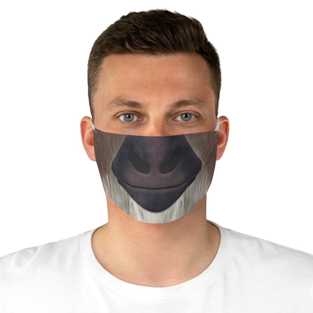 Sven Face Mask, Frozen Face Mask, Unisex Face Mask Made in USA ...