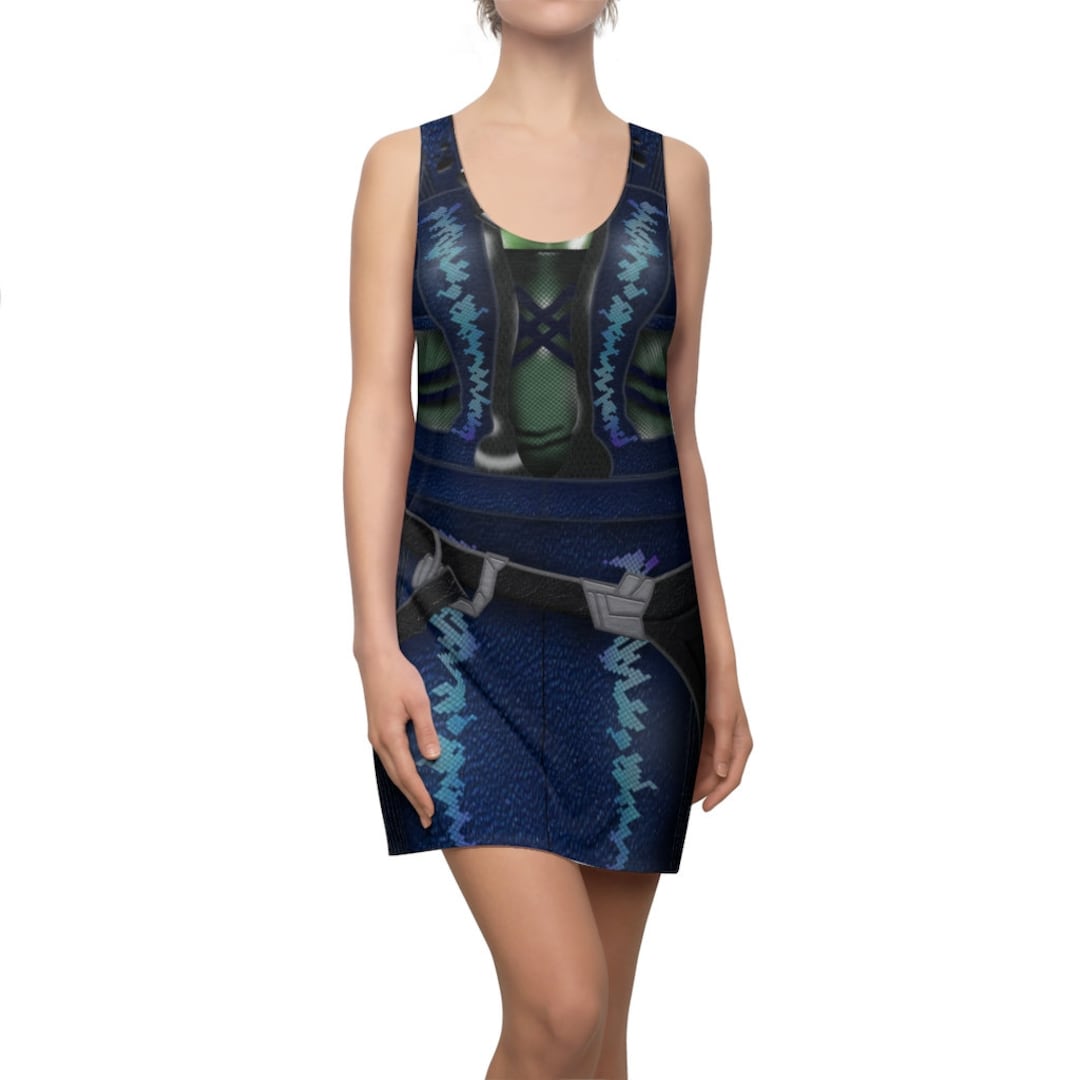 Gamora Blue and Black Dress, Guardians of the Galaxy Costume, Disney ...