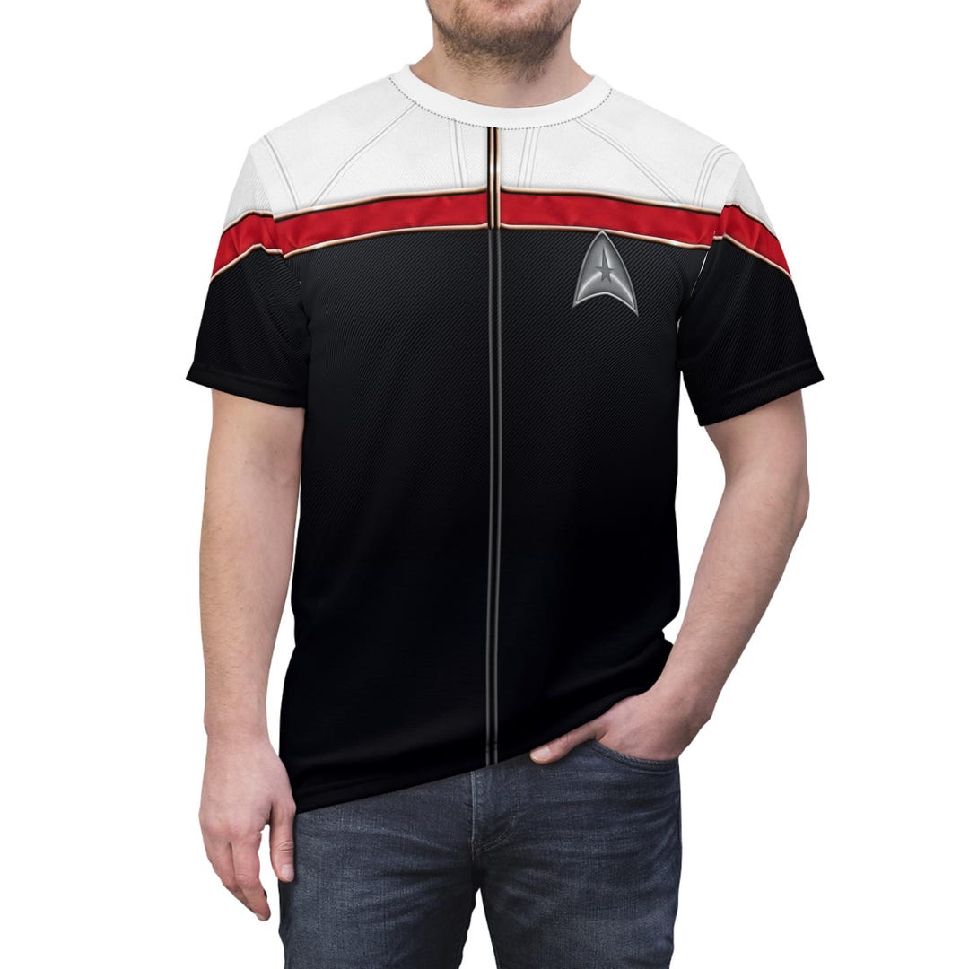 Commanding Officer Service Uniform Shirt, Star Odyssey Unisex Costume ...