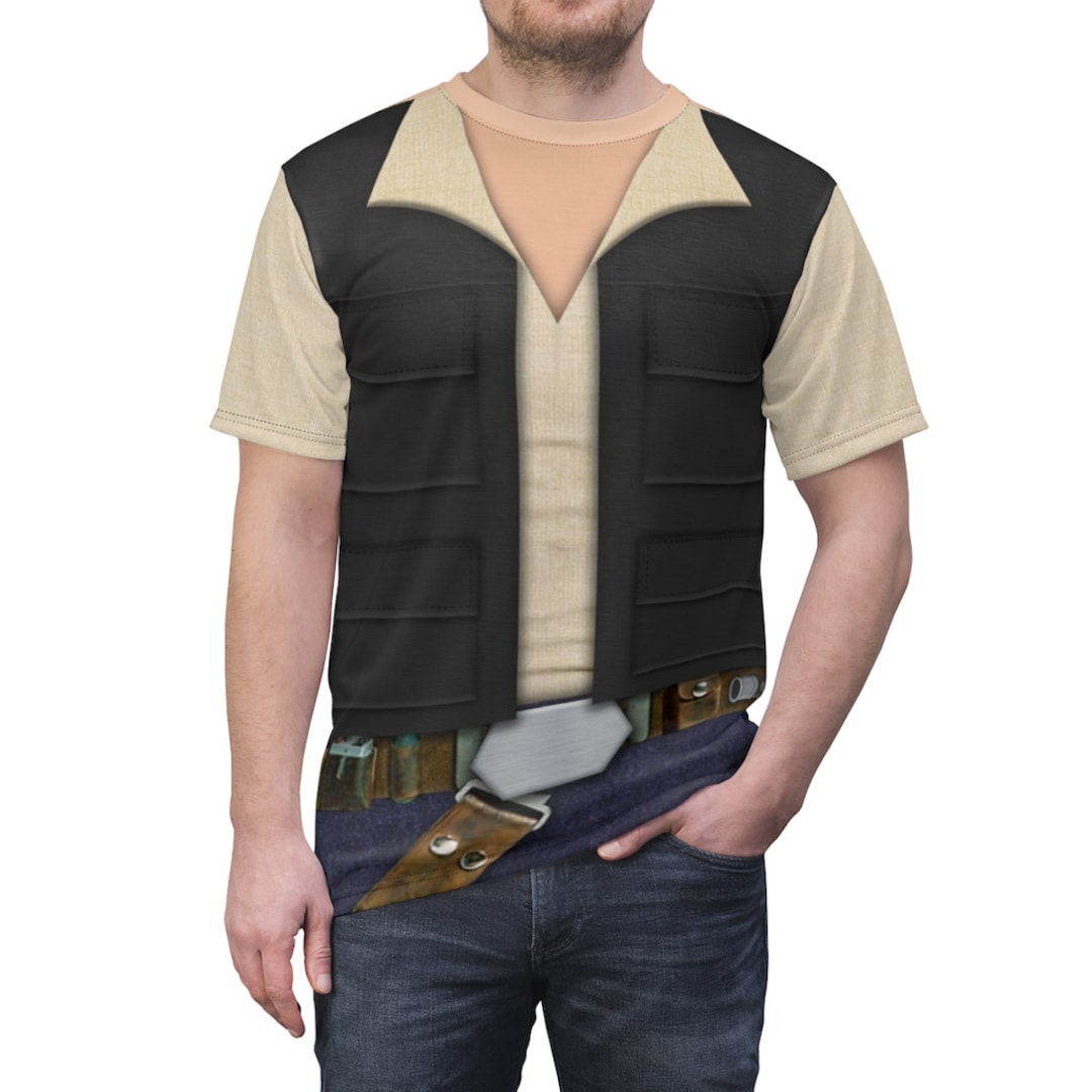 Han Solo Shirt Star Wars Costume Han Solo Costume Comic-con - Etsy