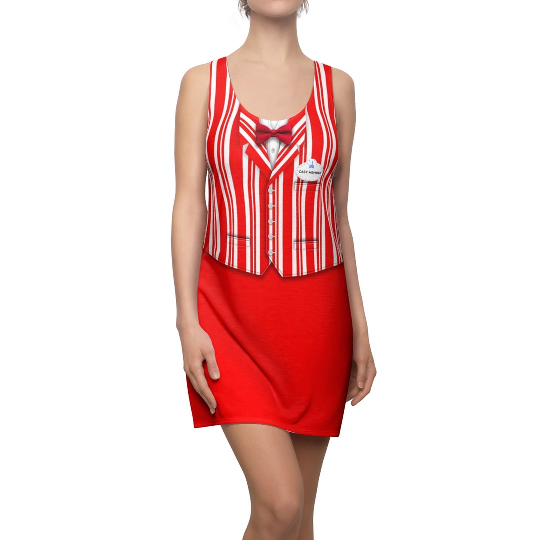 Red Dapper Dan Dress, the Dapper Dans Costume, Disney Dresses for Women ...
