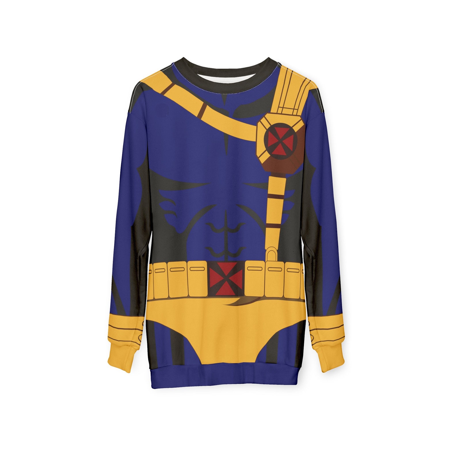 Cyclops Long Sleeve Shirt, Mutant Human Costume, Scott Summers Cosplay ...