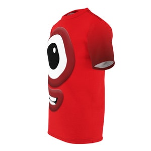Number One Red Blocks Costume, 1 Block Face Cosplay, Num Characters ...