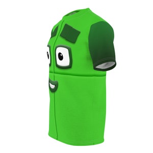 Number Four Green Blocks Costume, 4 Block Face Cosplay, Num Characters ...