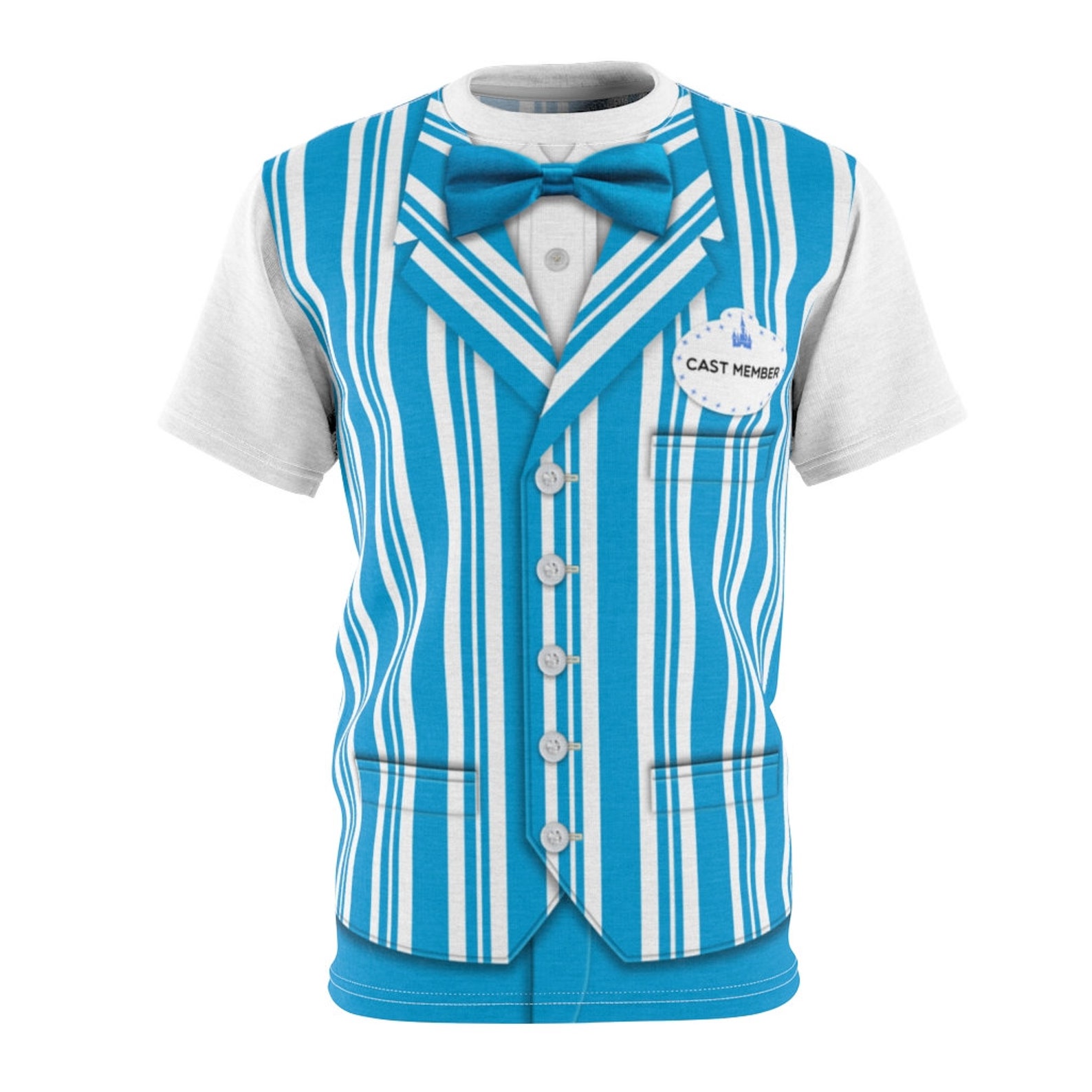 Blue Dapper Dan Shirt the Dapper Dans Costume Walt Disney - Etsy