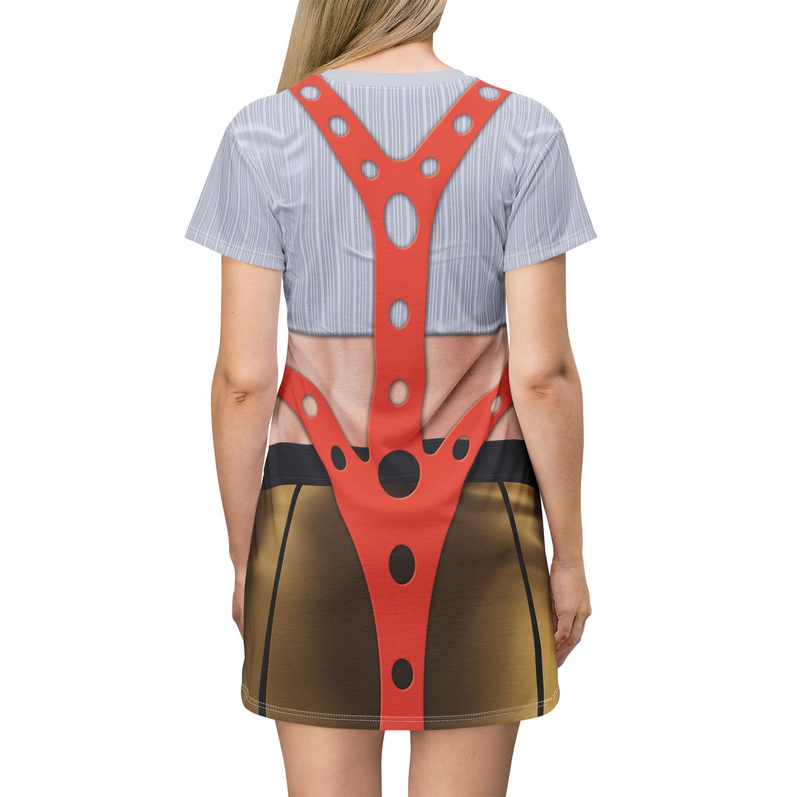 Leeloo Inspired Short Sleeve Dress, Fifth Element Character Costume ...