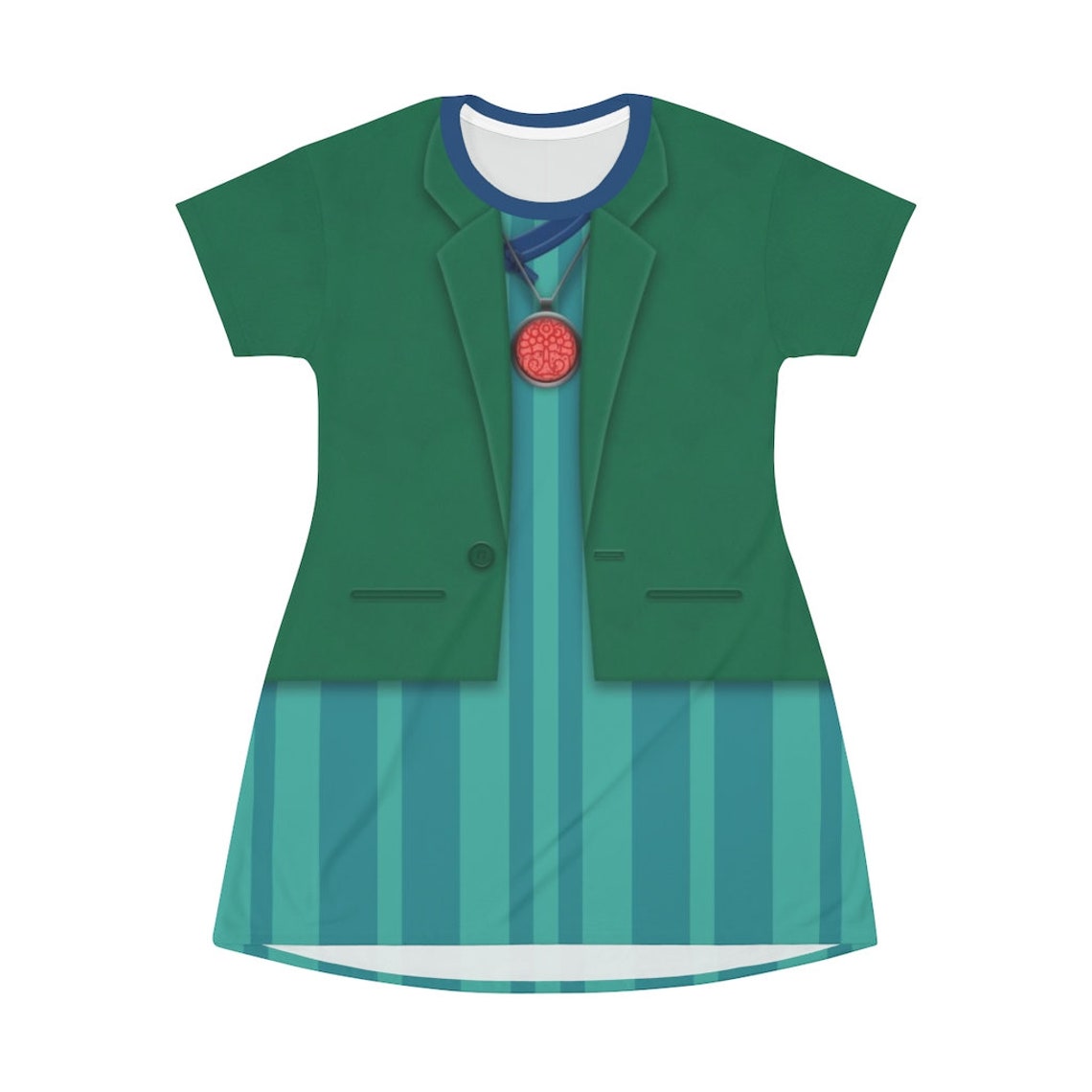 Ming Lee Short Sleeve Dress, Turning Red Costume, Pixar Animation ...