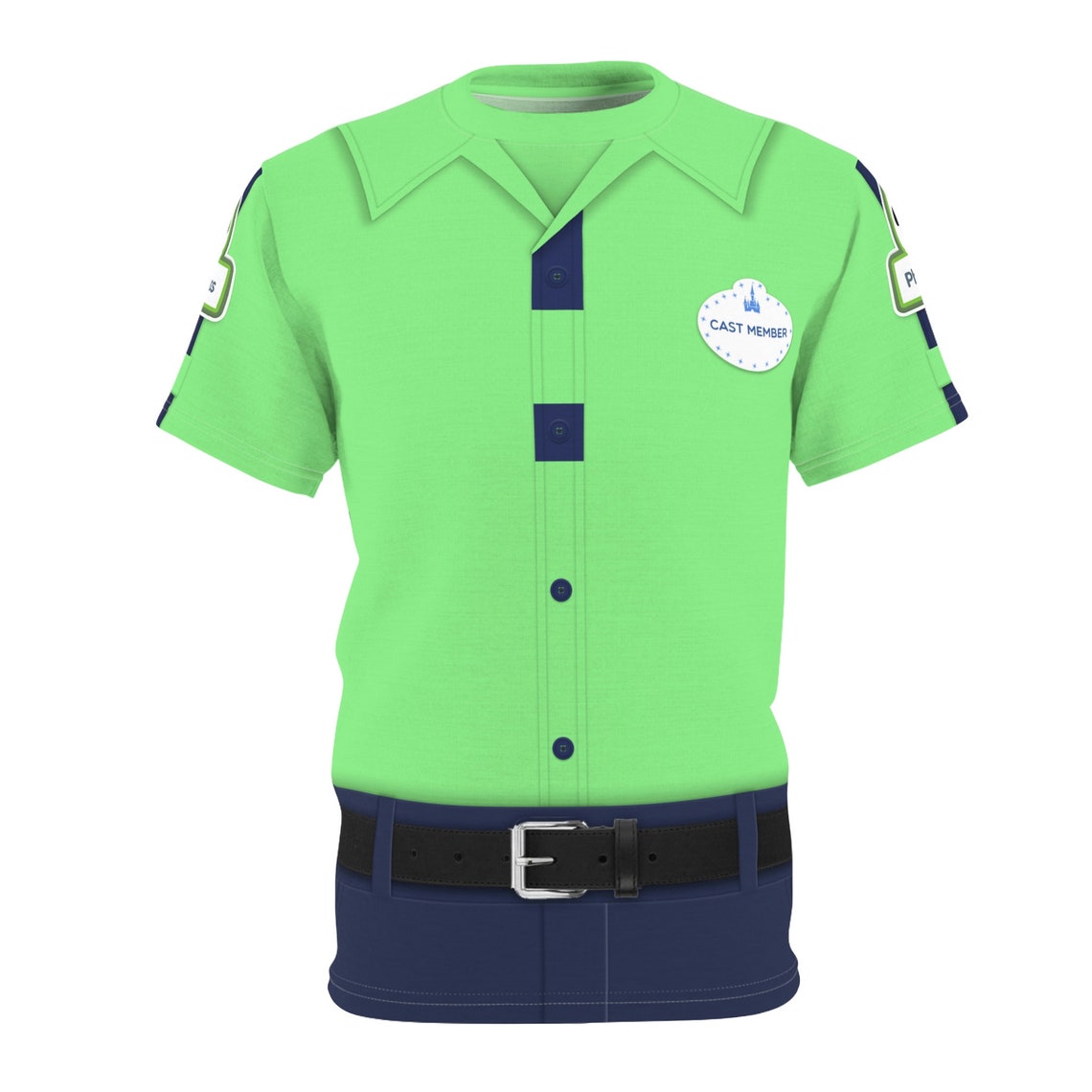 Photopass Cast Member Green Uniforms Shirt, Disney World Cast Member ...