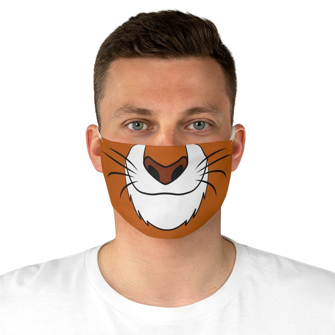 Mufasa Face Mask, Lion King Face Mask, Disney Dad Face Mask, Animal ...