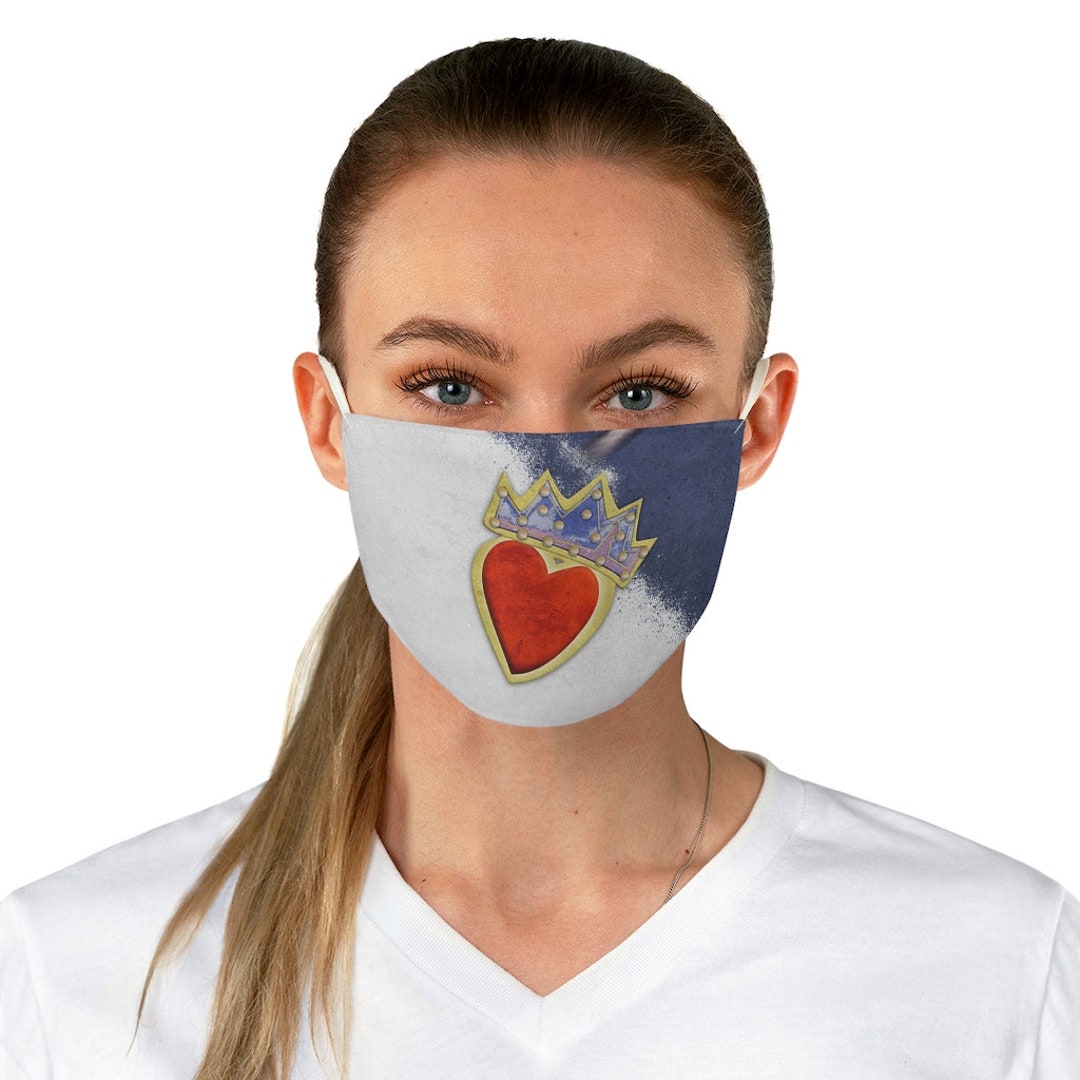 Evie's Heart Face Mask Descendants 2 Face Mask Unisex - Etsy