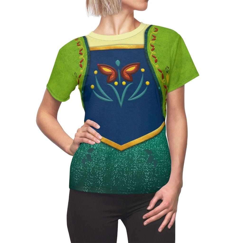 Disney Frozen Costume Anna Women Shirt Disney Princess - Etsy