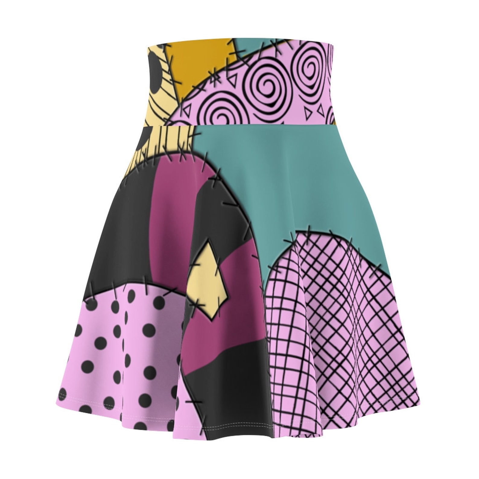 Sally Skirt Nightmare Before Christmas Costumedisney Skirts | Etsy