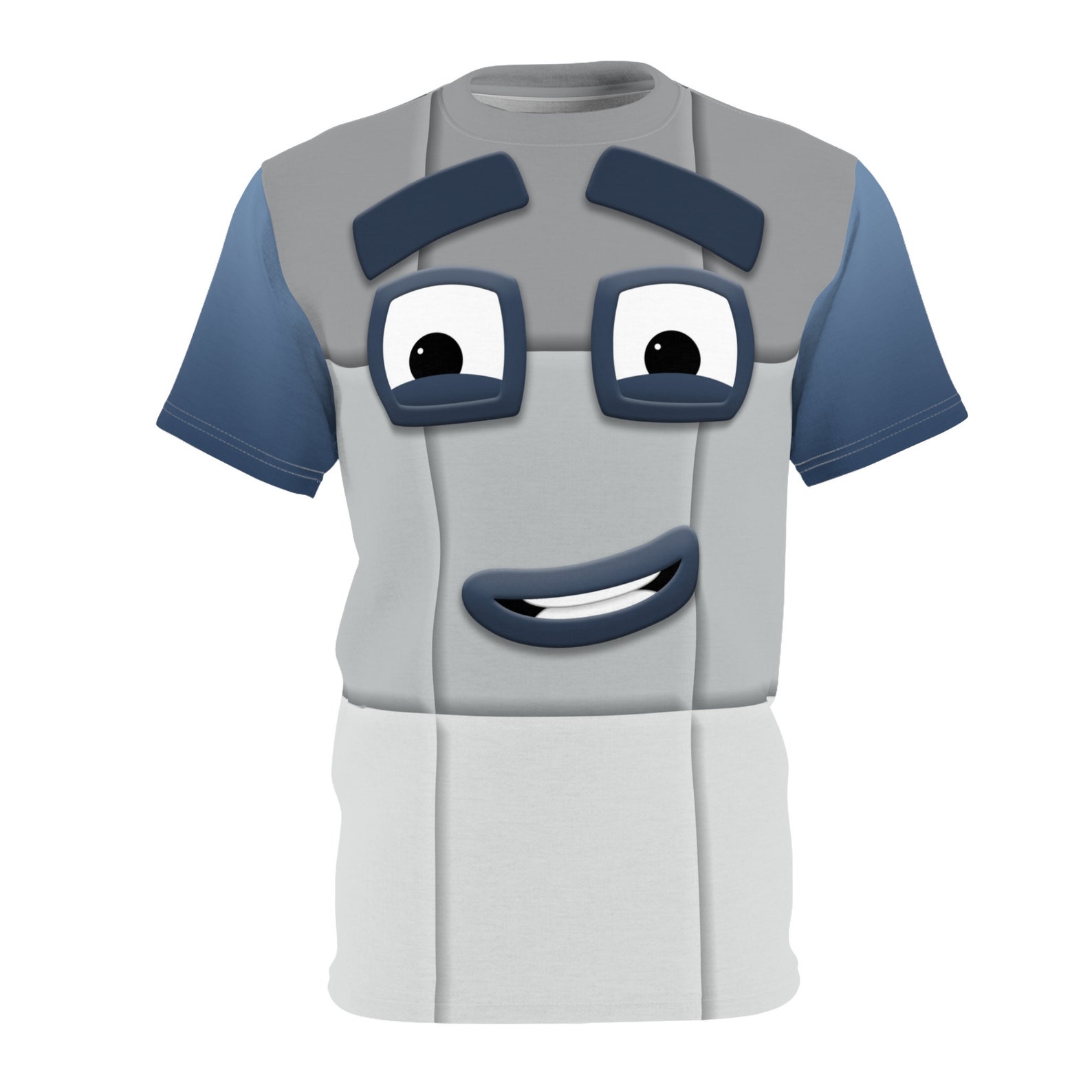 Number Nine Gray Blocks Costume, 9 Block Face Cosplay, Num Characters ...