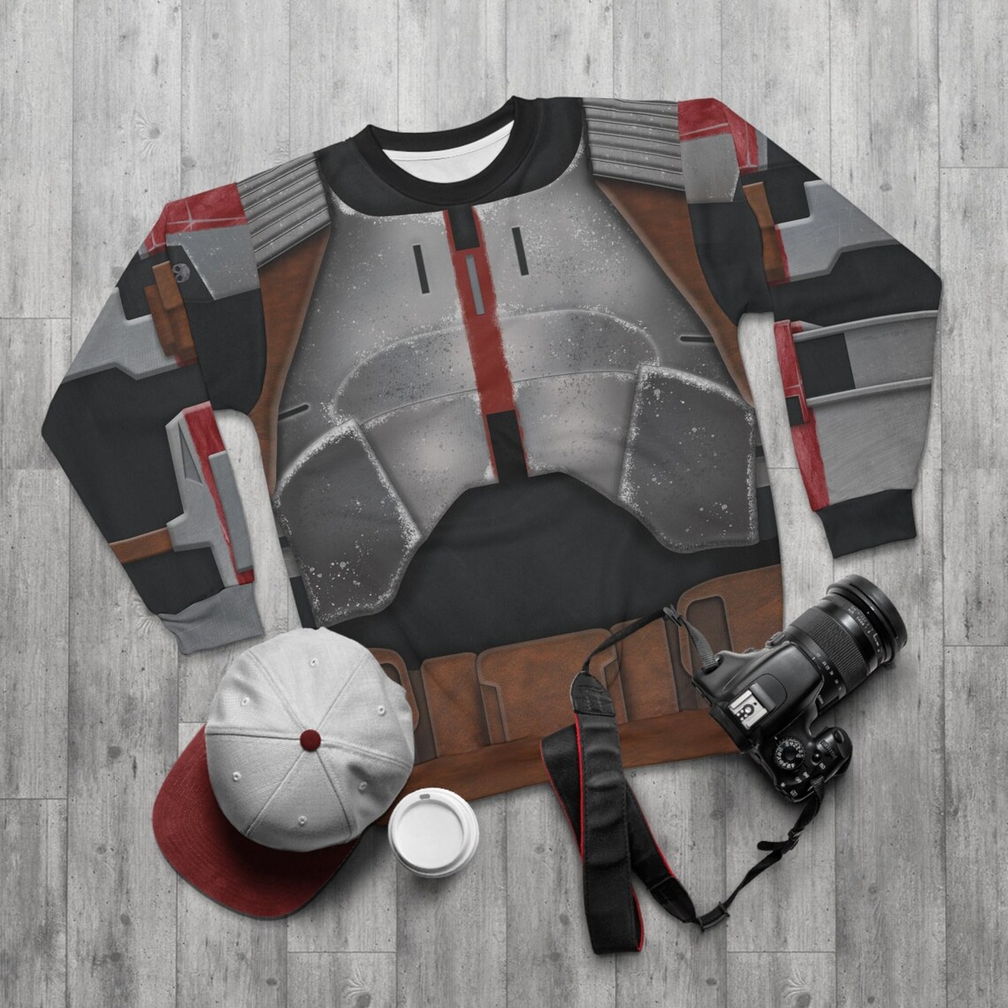 Tech Long Sleeve Shirt, Star Wars Bad Batch Cosplay Costume, Galaxy's ...