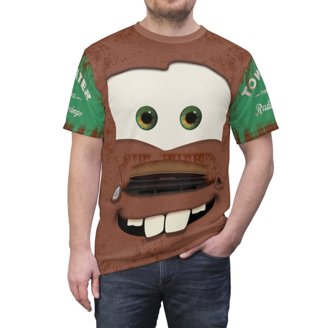 Pixar Cars Costume, Mater Shirt, Tow Mater, Disney Shirts for Men ...
