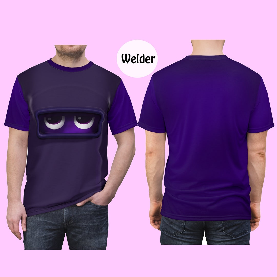 Inside Out 2 Construction Worker Costume, Welder, Electric Saw, Hammer ...