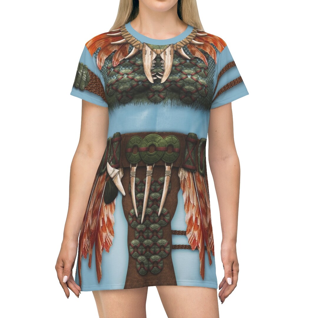 Namora Short Sleeve Dress, Wakanda Forever Costume, Black Panther 2 ...