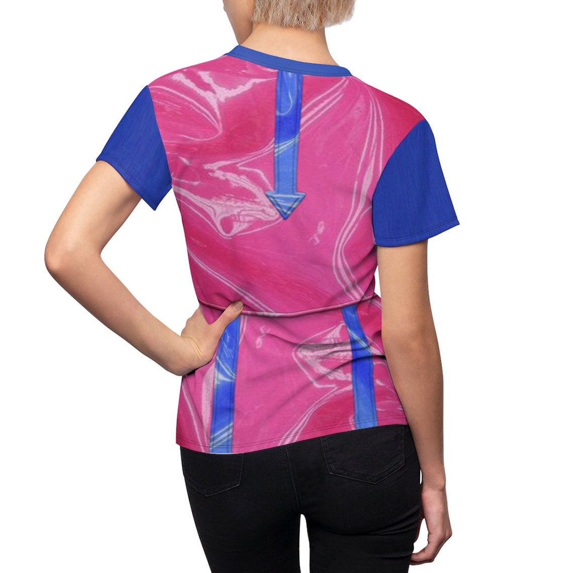 Zenon Costume Nebula Wade Blue and Pink Women Shirt Girl of - Etsy