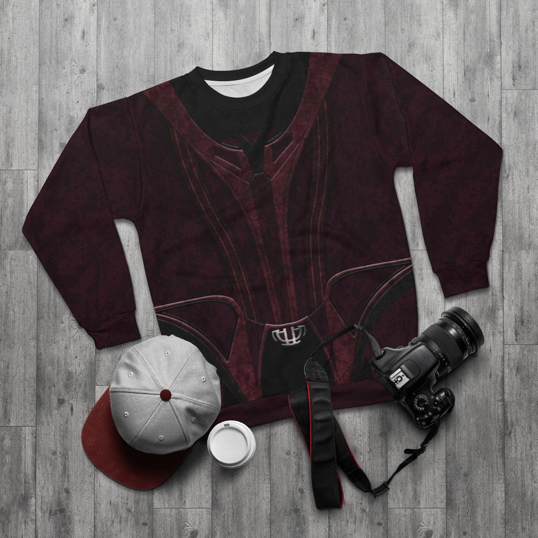 Scarlet Witch Long Sleeves Shirt, Wandavision Costume, Wanda Maximoff ...