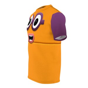 Number Two Orange Blocks Costume, 2 Block Face Cosplay, Num Characters ...