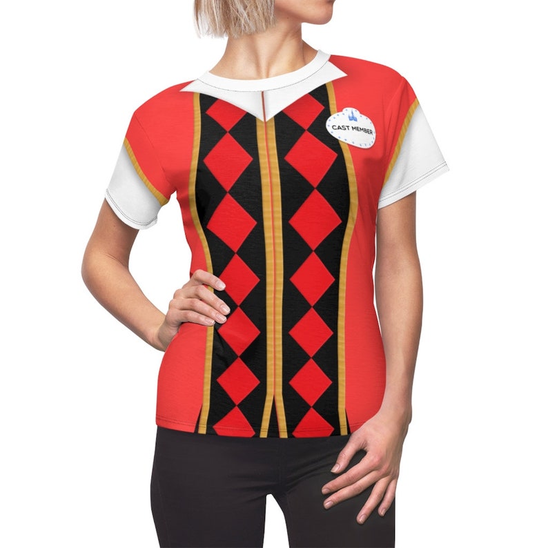 Red Fantasyland Cast Member Shirt Magic Kingdom Costume Cast - Etsy