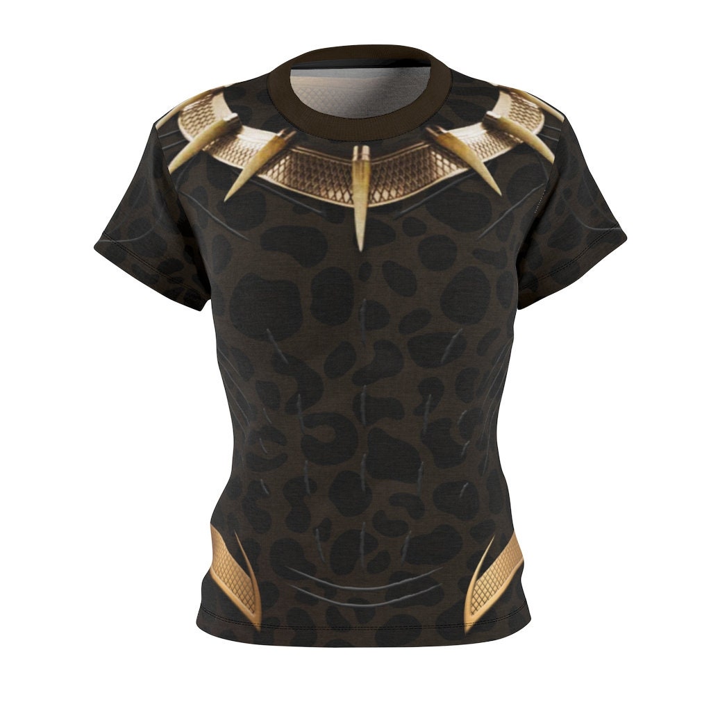 Black Panther Costume, Erik Killmonger Golden Jaguar Women Shirt, Erik ...