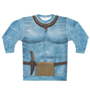 Avatar 2 Costume, Lo'ak Long Sleeve Shirt, Na'vi Pandora Omaticaya ...