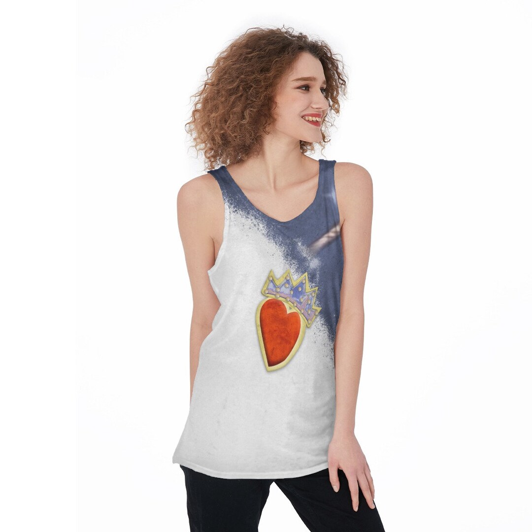 Evie's Heart Tank Top, Descendants 2 Unisex Costume, Disney Running ...