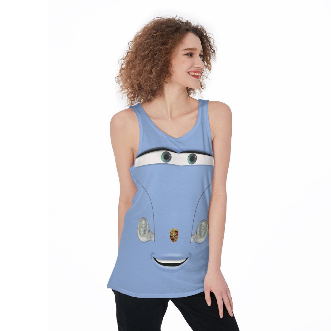 Sally Carrera Tank Top, Pixar Cars Unisex Costume, Disney Running ...
