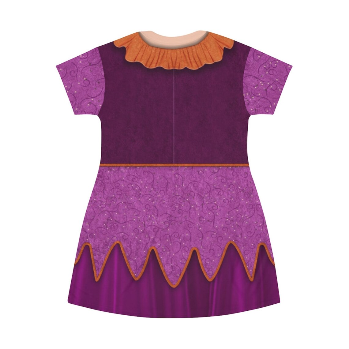 Minnie Mouse Not-so-scary Purple and Orange Dress Disney - Etsy