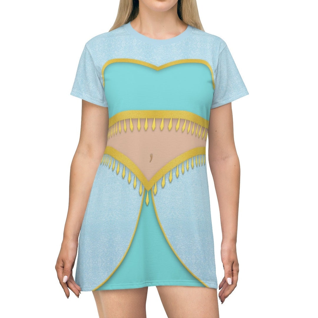 Jasmine Short Sleeve Dress, Aladdin Costume, Disneybound Cosplay ...