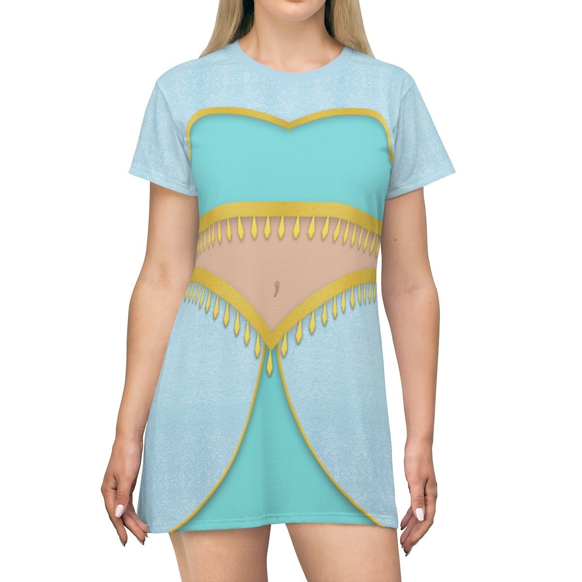 Jasmine Short Sleeve Dress Aladdin Costume Disneybound - Etsy