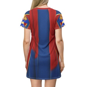 Ms. Marvel Short Sleeve Dress, the Marvels 2023 Costume, Kamala Khan ...