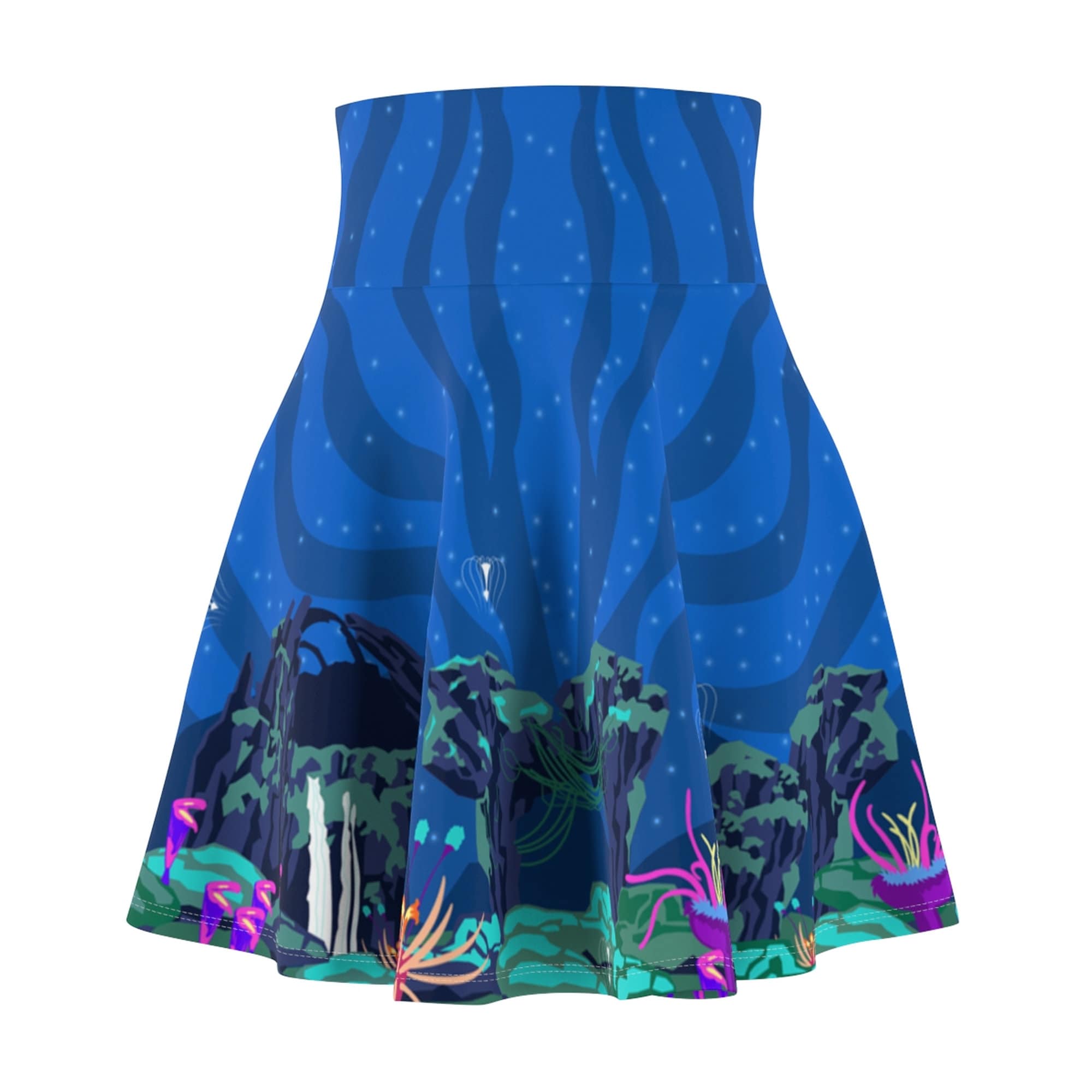 The World of Avatar Costume, Pandora Pattern Skirt, Disney Skater Skirt ...
