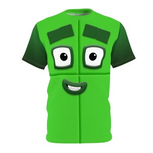 Number Four Green Blocks Costume, 4 Block Face Cosplay, Num Characters ...