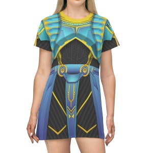 Aneka Midnight Angel Armor Dress Wakanda Forever Costume - Etsy