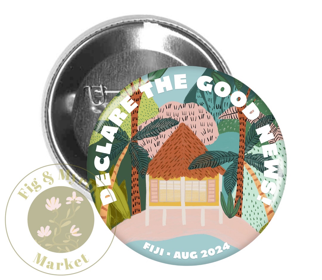 JW 2024 Fiji Suva Special Convention Buttons Declare the Good News ...