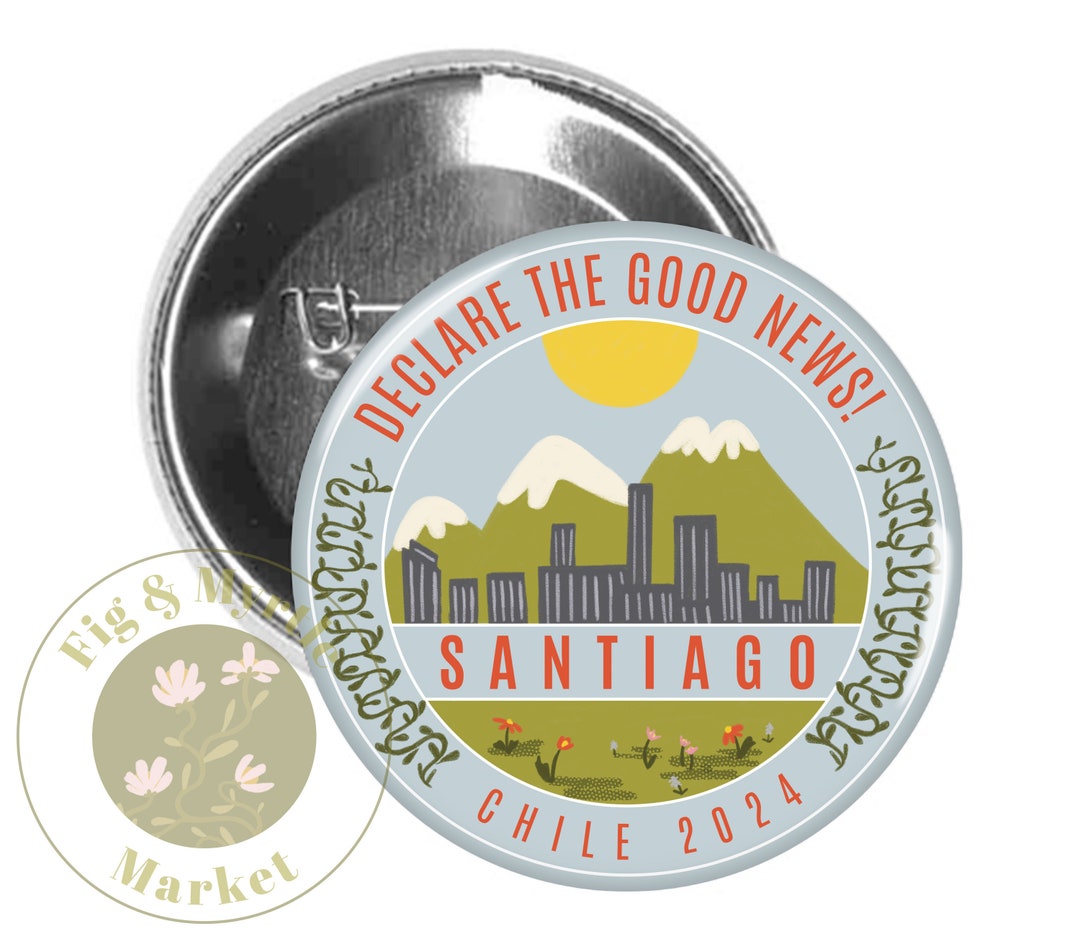 JW 2024 Santiago Chile Special Convention Buttons Declare the Good News ...