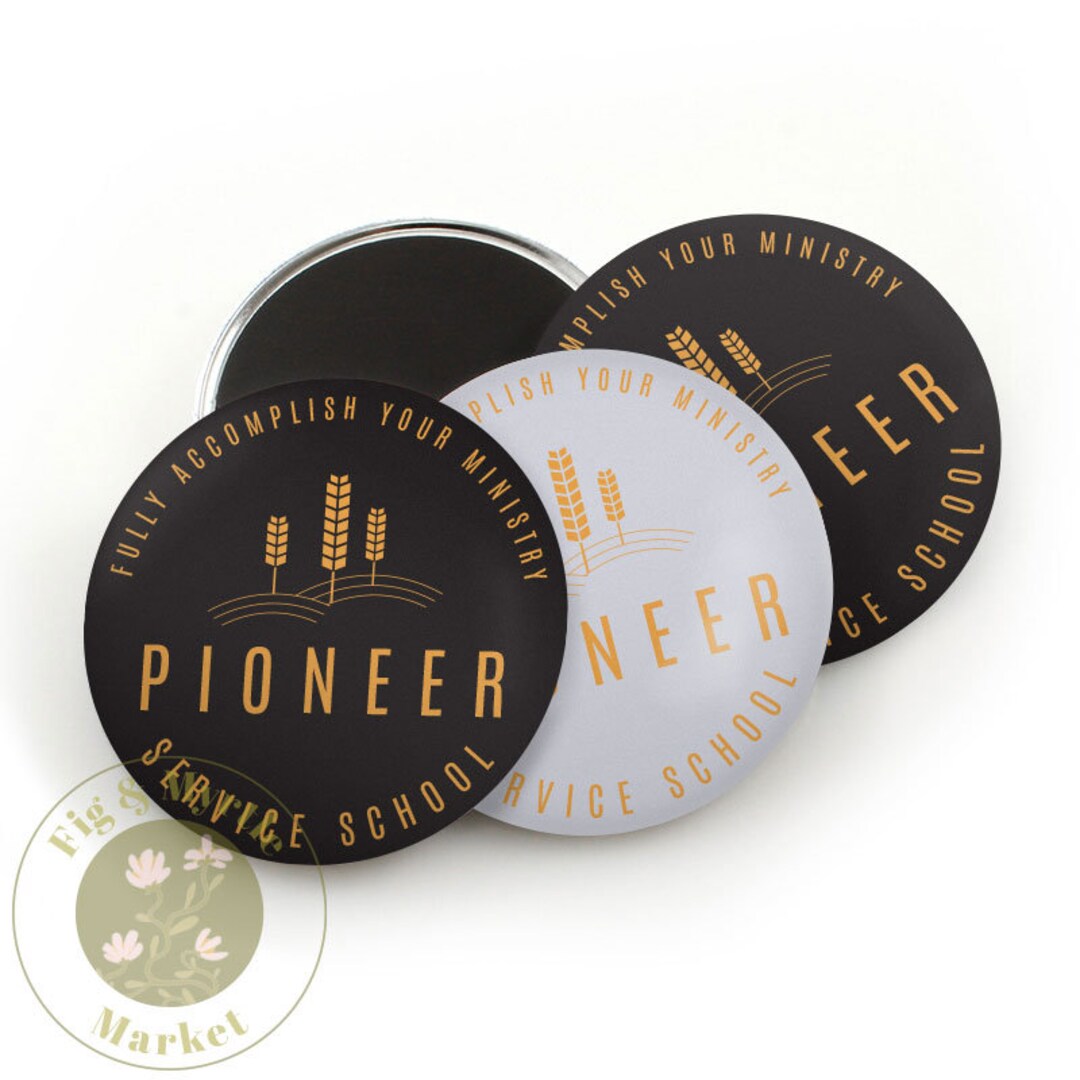 JW Pioneer Service School Magnets - JW Buttons - JW Gifts - Etsy