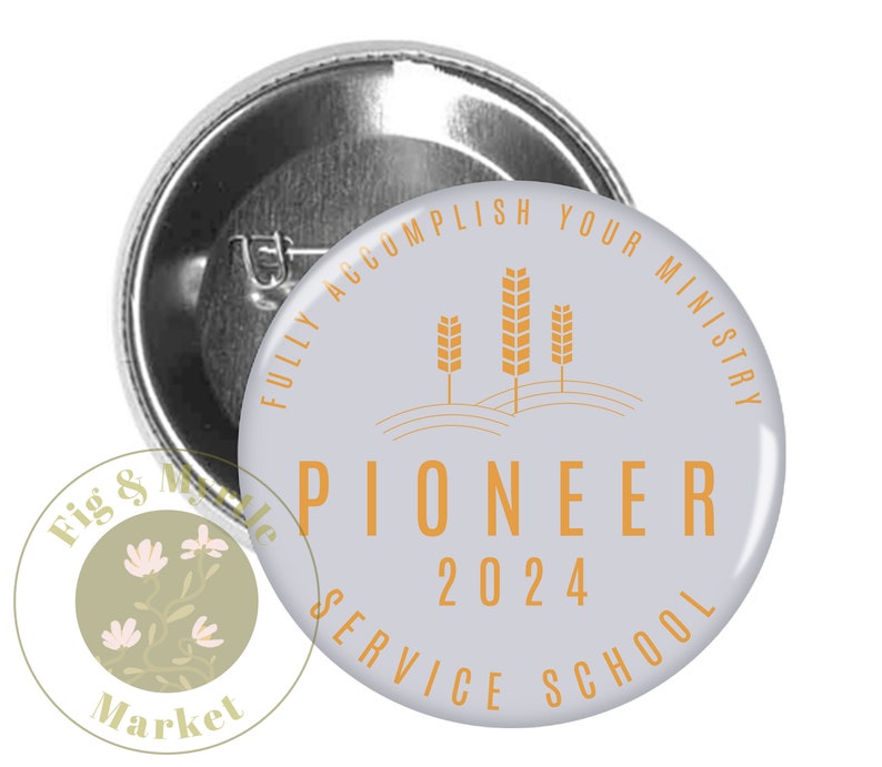 JW 2024 Pioneer Service School Buttons Pins JW Buttons JW Gifts - Etsy