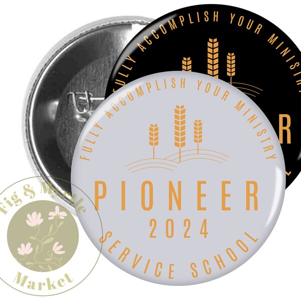 Jw Pioneer School Pins - Etsy