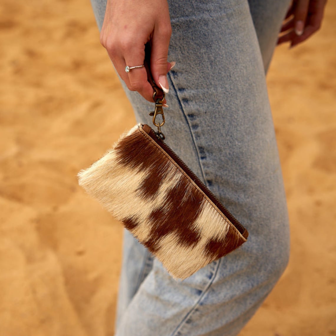 Genuine Cowhide Wallet Coin Purse - Samaira Gift for Her Him Birthday ...