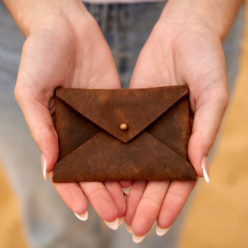 Leather Coin Case - Etsy