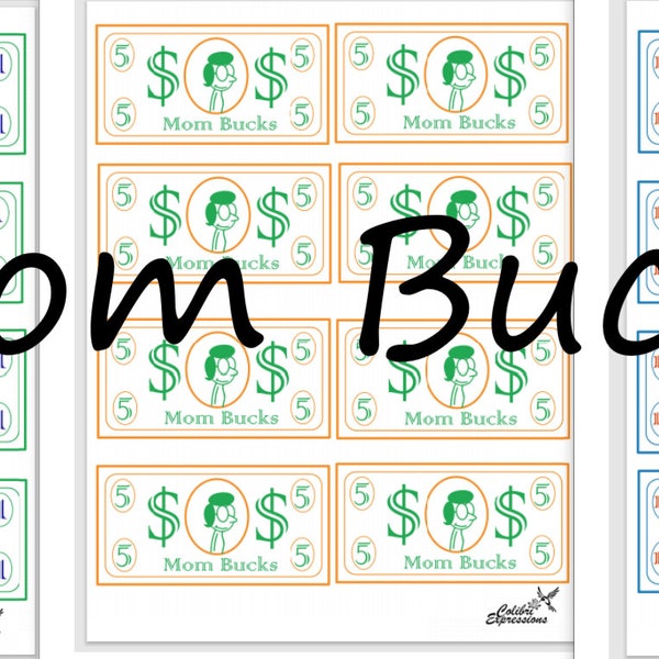 Mom Bucks - Etsy